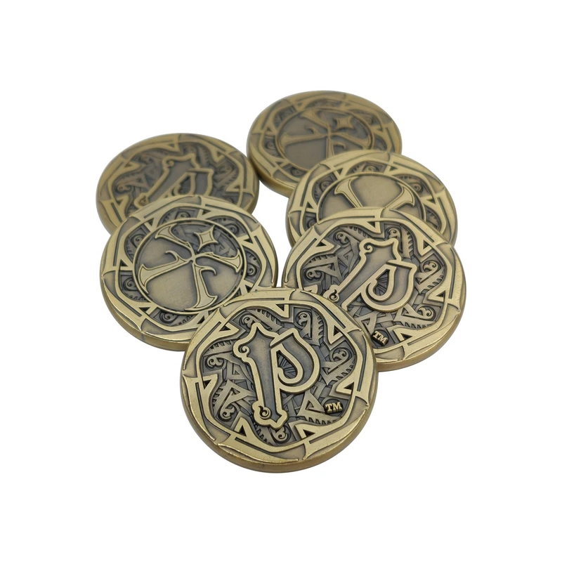 Coins -Pathfinder Second Edition Hero Point tokens - Campaign Coins